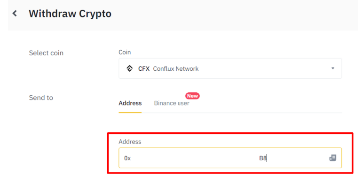 Binance | Conflux Documentation