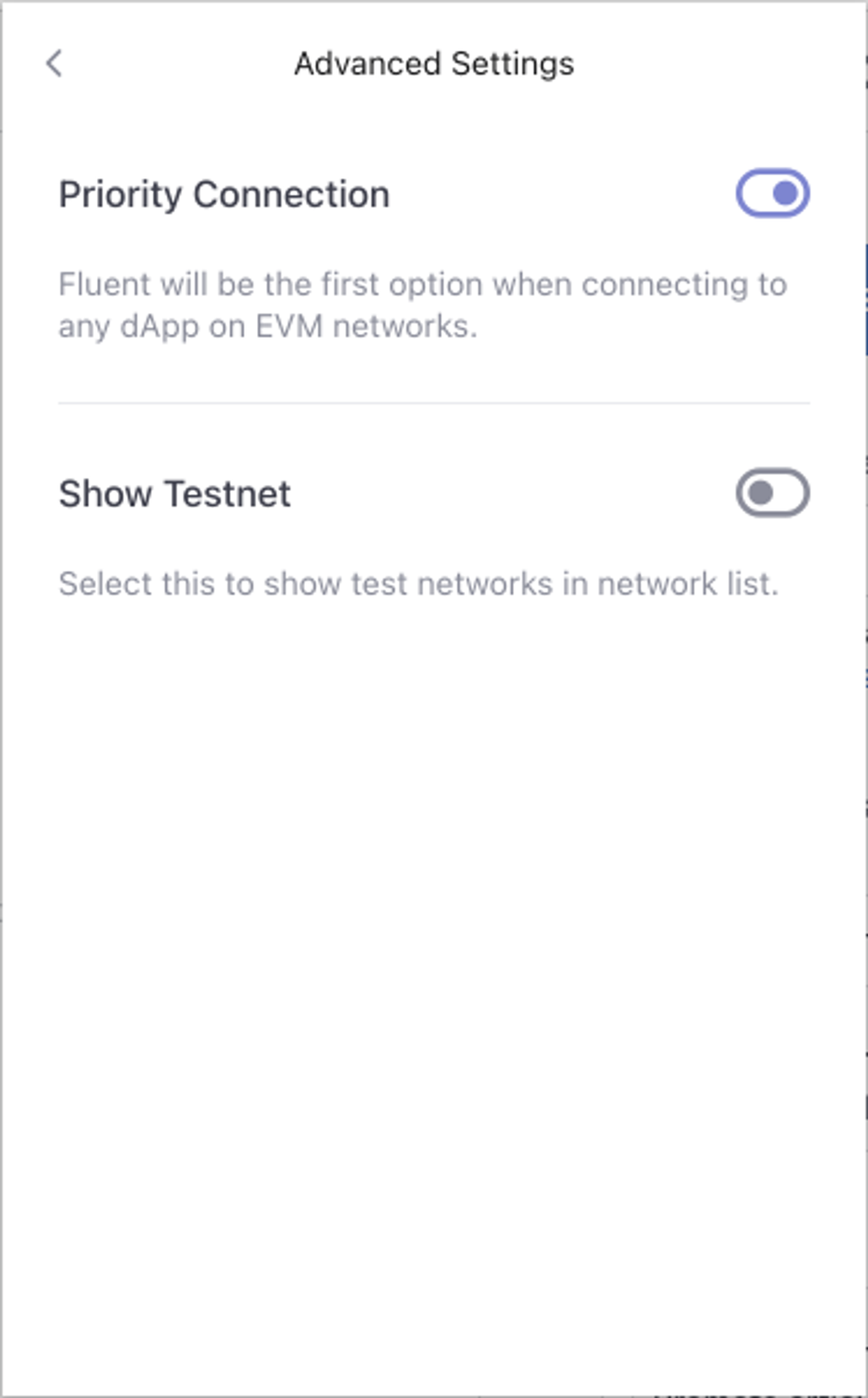 Fluent | Conflux Documentation