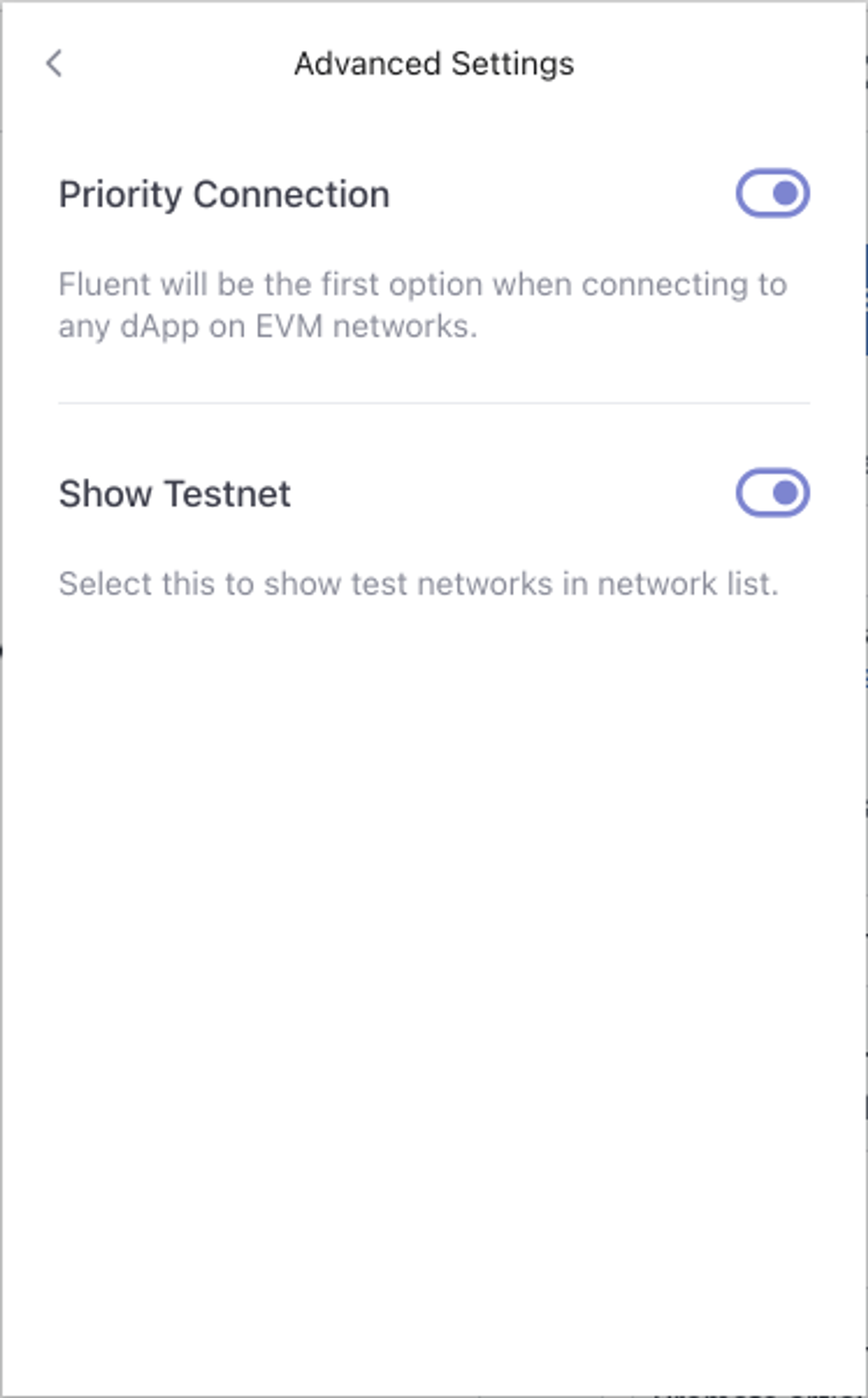 Fluent | Conflux Documentation
